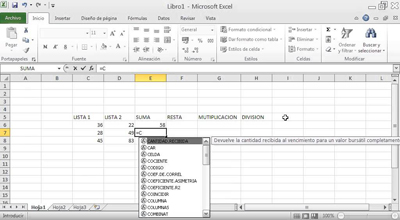 Curso: Excel Intermedio, Mosaico: Unidad 1